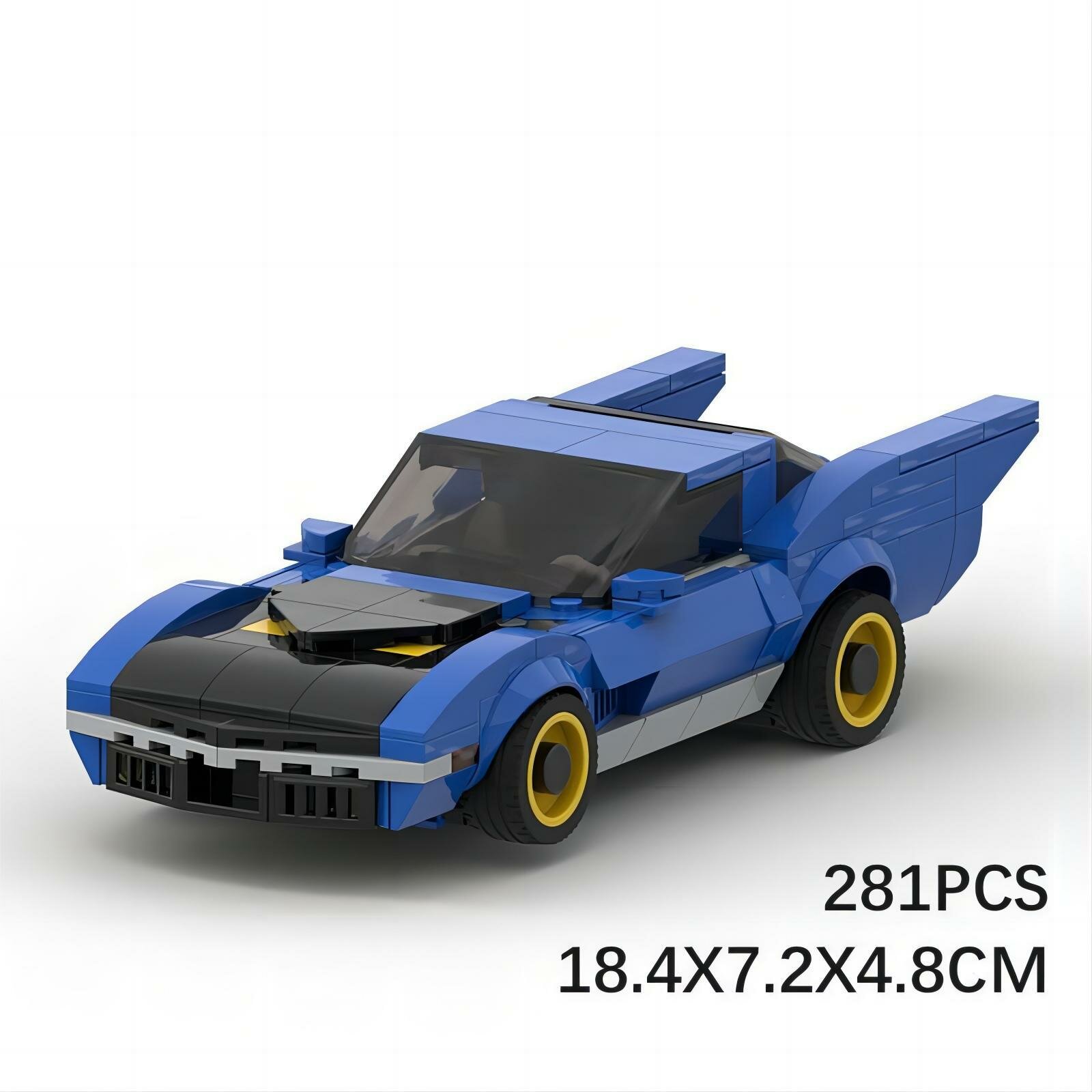 MOC-82810скорость, гоночный набор из фильма «Бэтмобиль V2», серия 1970-х годов