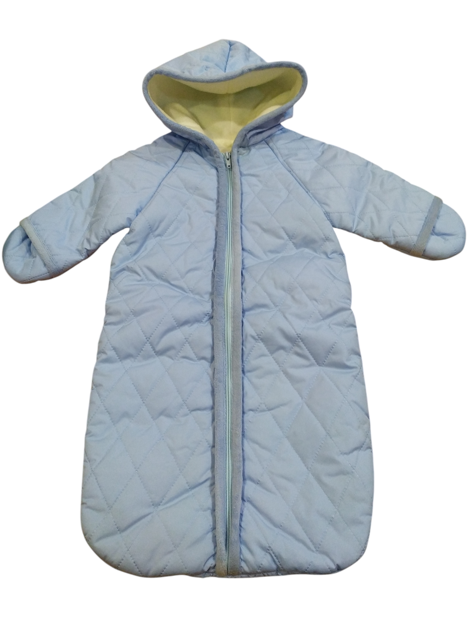 Одеяло-Конверт Артемида-М "Артемида-М", для новорожденных, с рукавами, 100% овчина, голубой