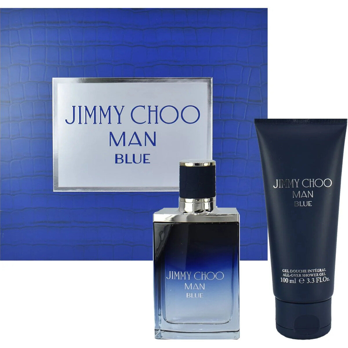 Набор Jimmy Choo Jimmy Choo Man Blue туалетная вода 50 мл + гель для душа 100 мл / Джимми Чу Джимми Чу Мен Блю
