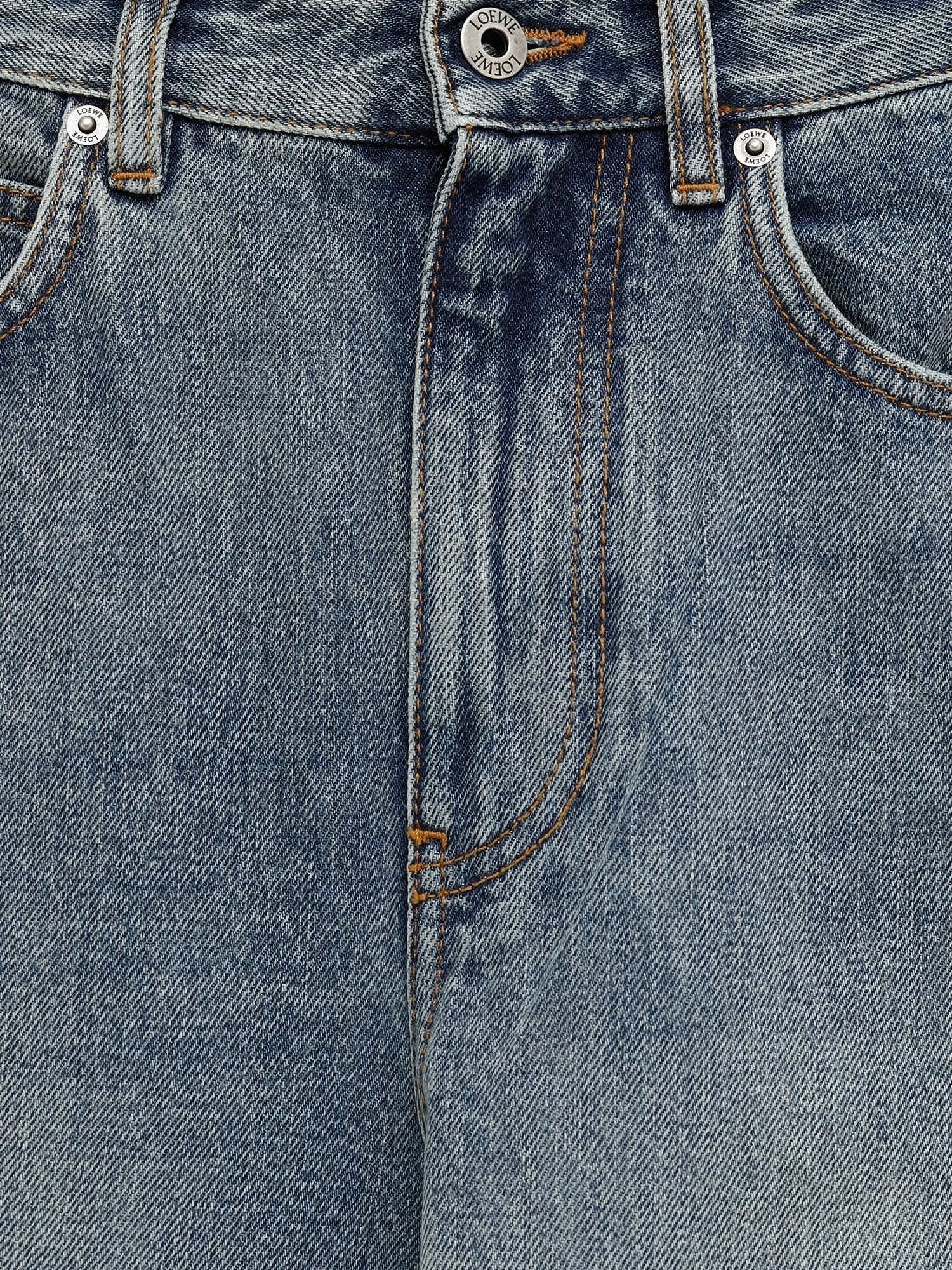 Джинсы Loewe Embroidery denim jeans, размер 40, синий — фото 1