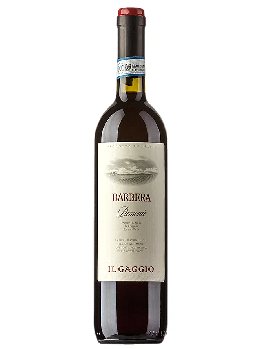 Вино Il Gaggio Barbera красное сухое 0,75 л, Италия, Пьемонт