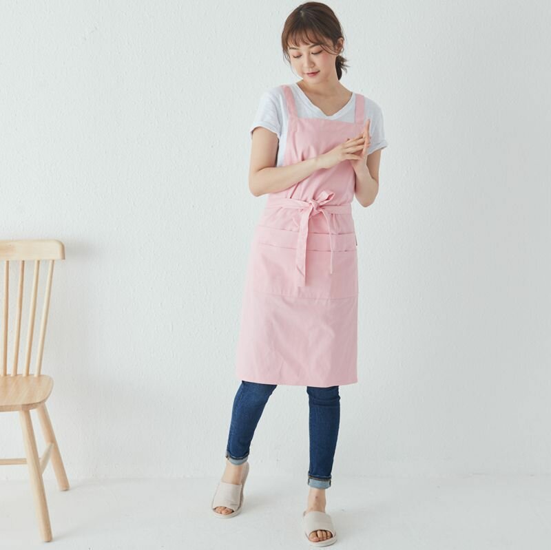 Фартук H-типа, полностью из чистого хлопка, японский стиль, внешняя торговля, Корея, Япония, фартук для дома, прямые продажи от фабрики, в наличии, обработка
