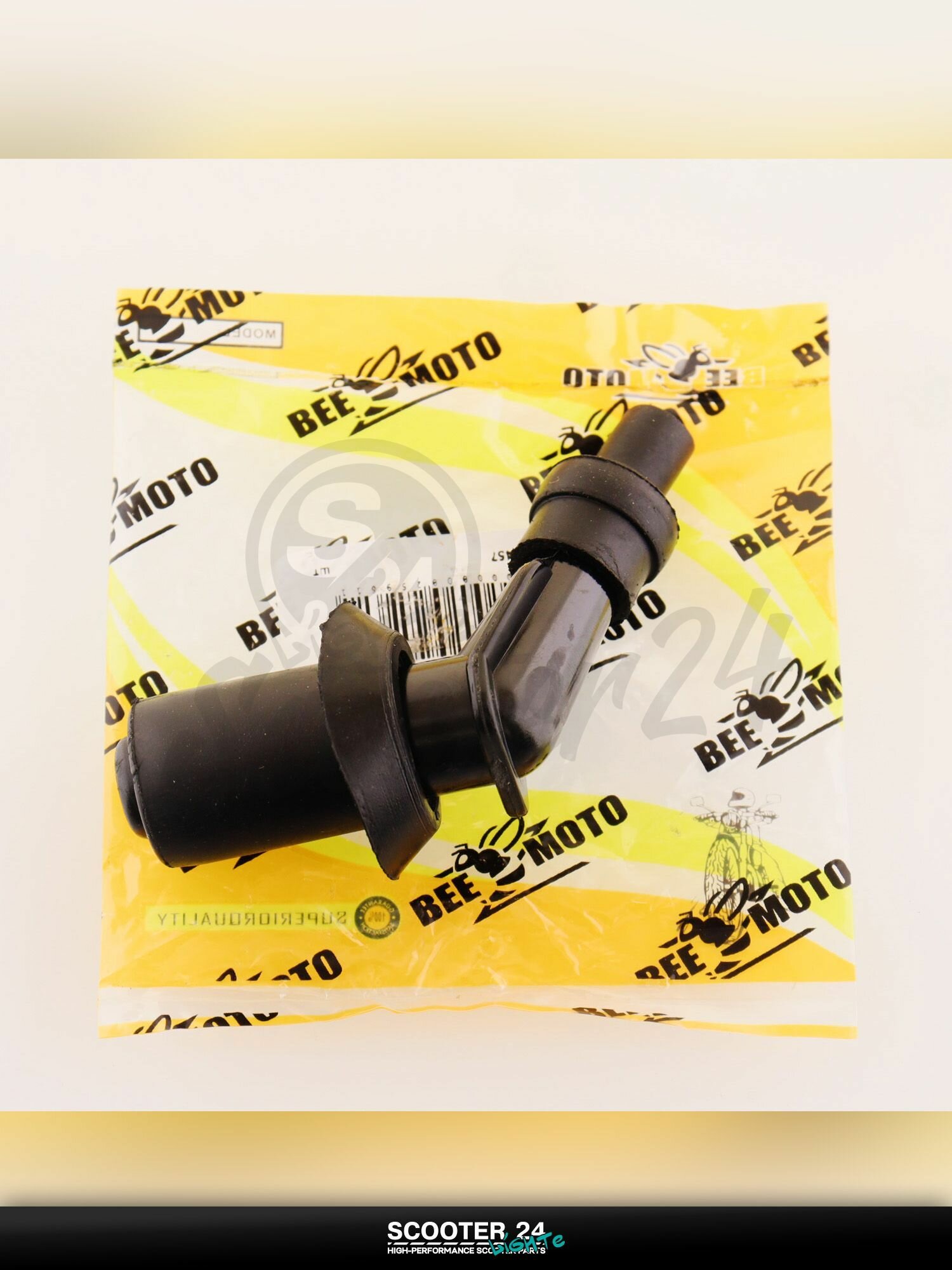 Насвечник мото угол 45* (135*) на мопед питбайк и эндуро / скутер квадроцикл тюнинг надсвечник (черный) на мопед питбайк и эндуро / скутер квадроцикл тюнинг надсвечник "BEEZMOTO"