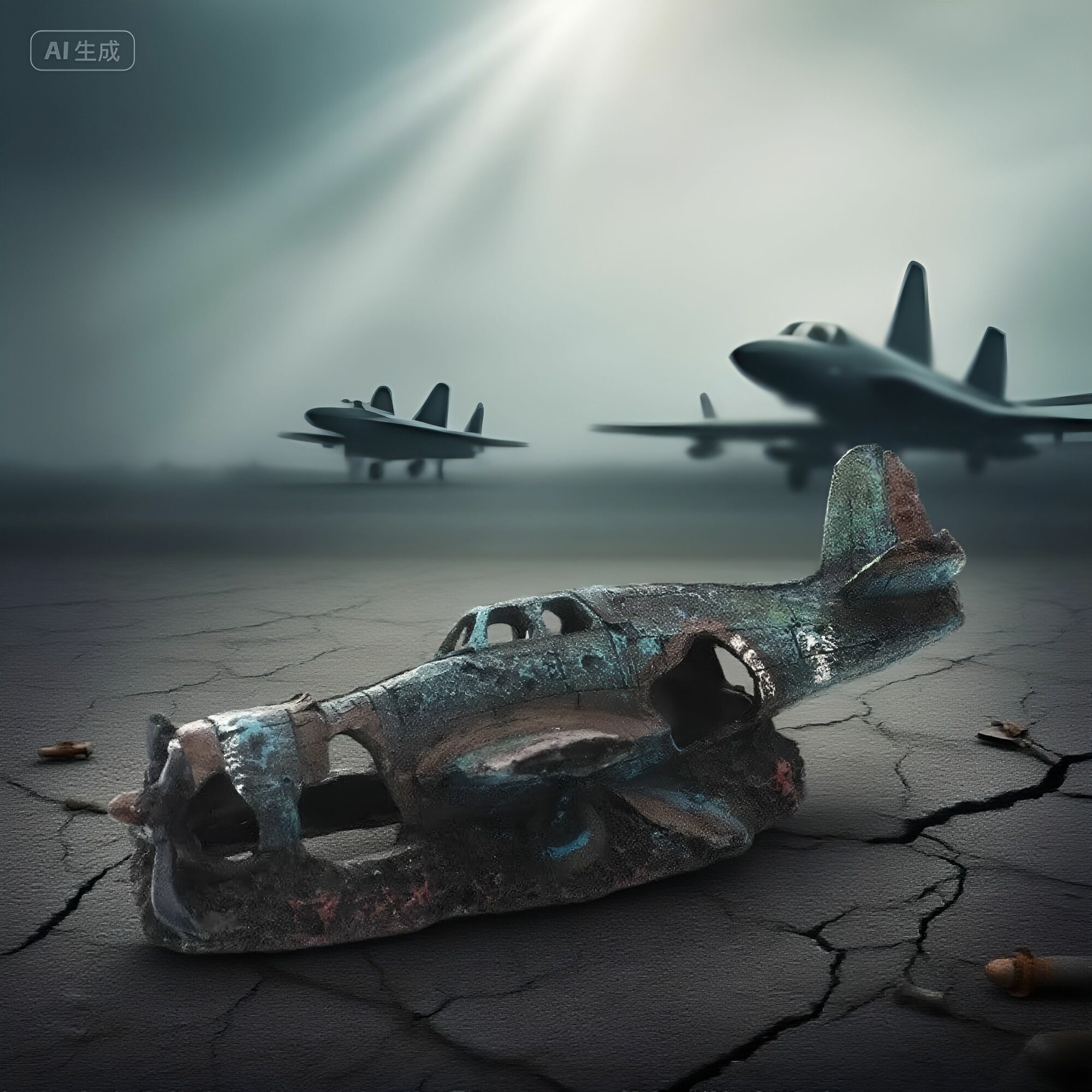 Декор для аквариума, корабль декорация в аквариум, GC0814_ Обломки самолета,22.5*9.5*7.5cm