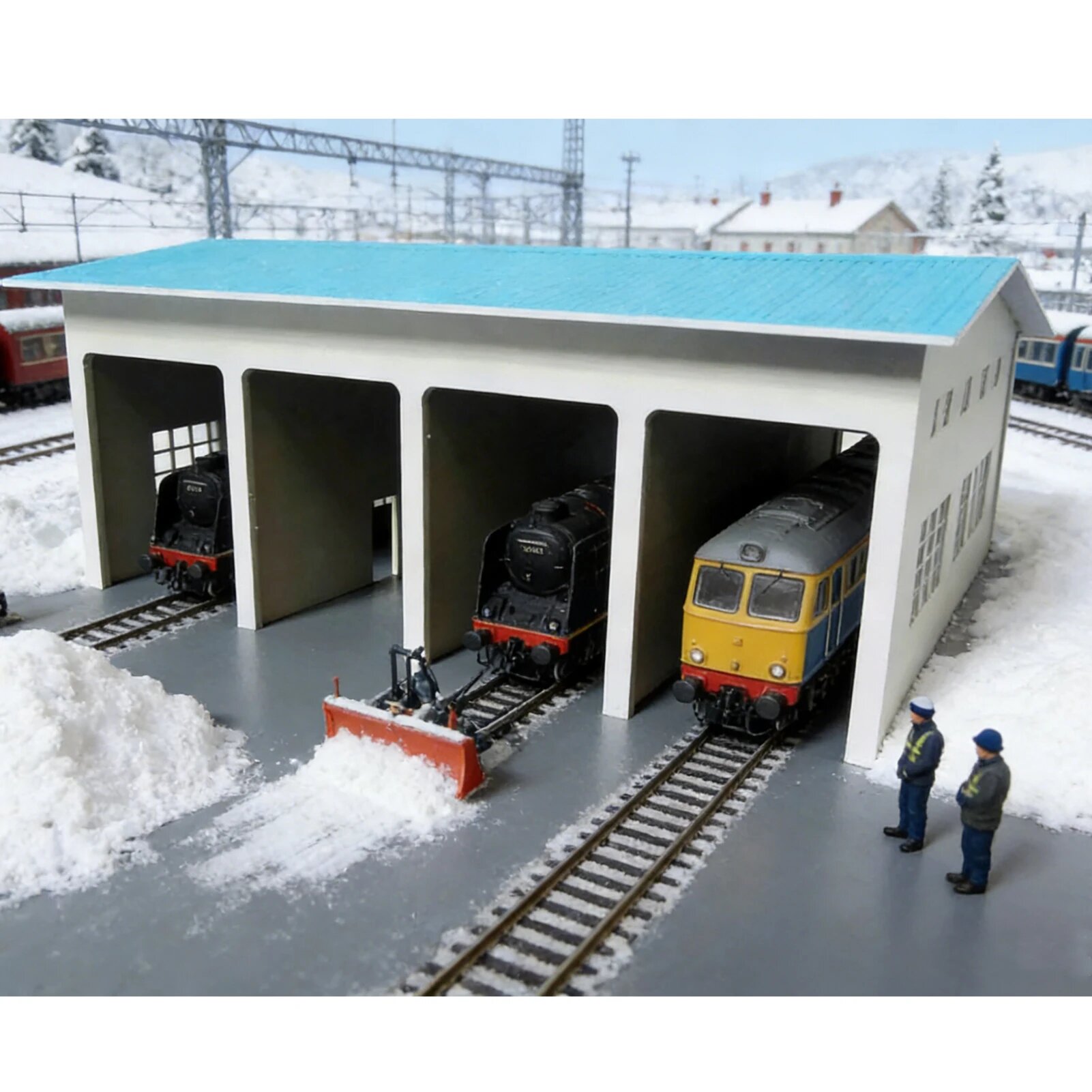Железнодорожная станция Outland, модель 1/87, Behind is the door
