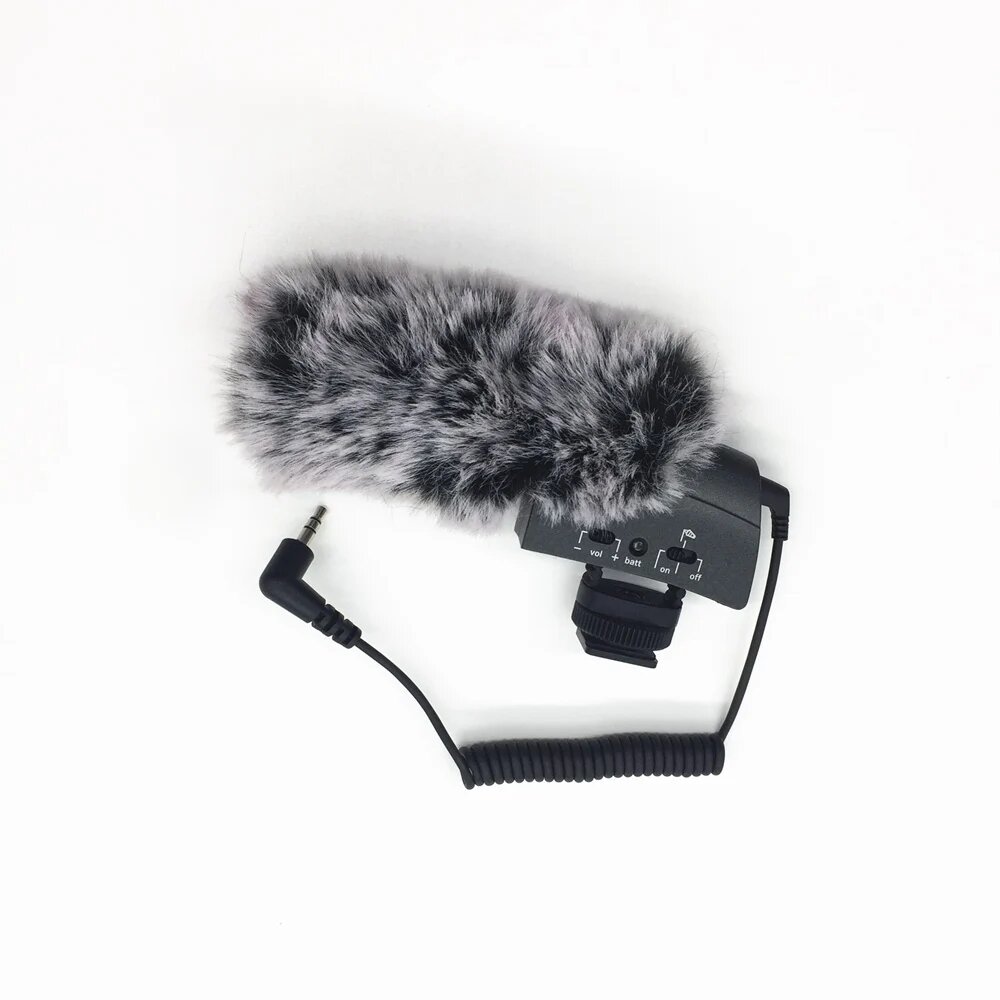 Меховая ветрозащита BLUE MANTIS WHITE для Sennheiser MKE400