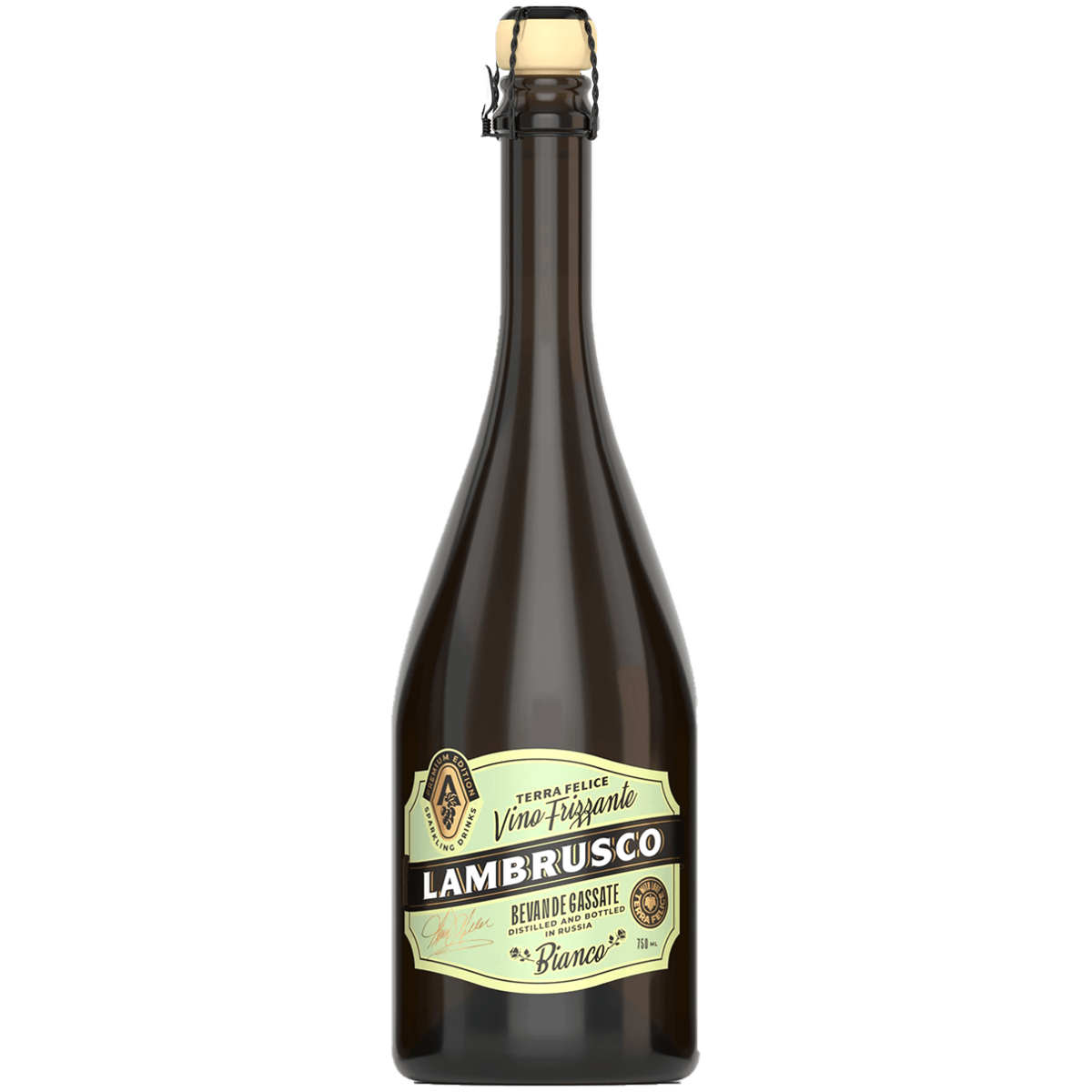 Вино игристое Terra Felice Lambrusco белое полусладкое 0,75 л