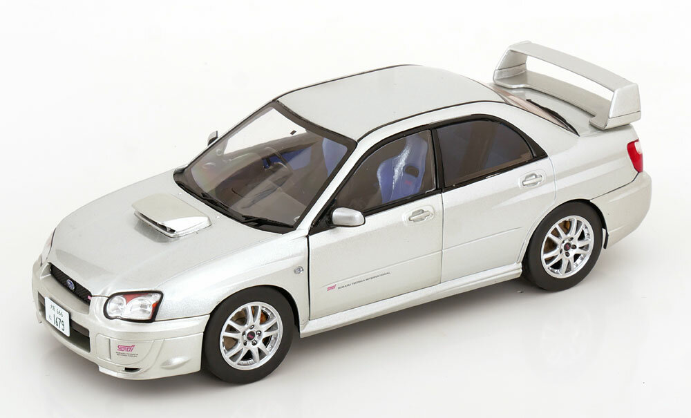 Модель коллекционная SOLIDO Subaru impreza wrx sti 2003 silver