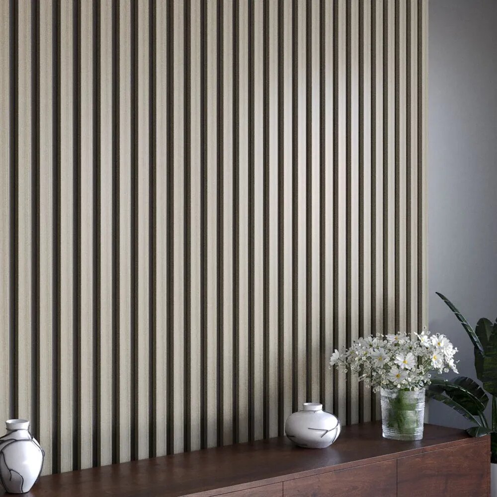 Интерьерная рейка саваш Шимо Светлый 16*40*2800 МДФ - 5 шт