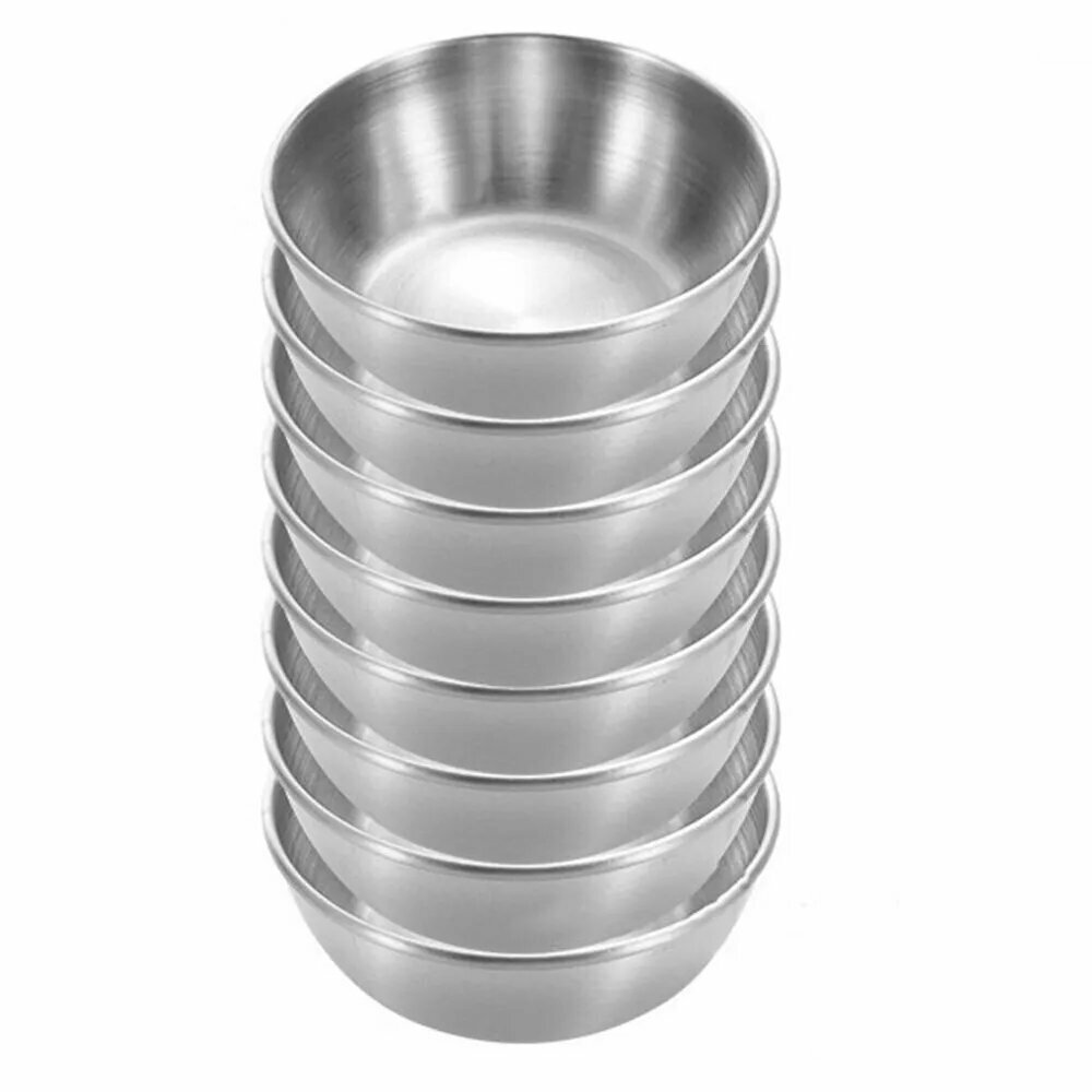 Миски для соусов IKEA из нержавеющей стали - набор 8 штук