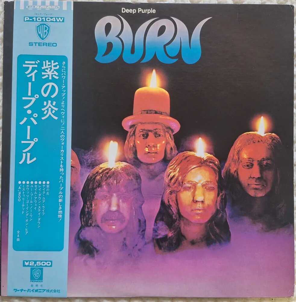 Пластинка виниловая Deep Purple Burn LP Первое издание в Японии вышло в 1974 году.