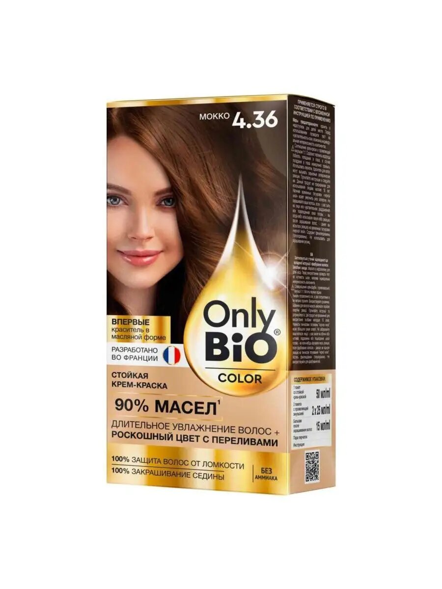 Крем-краска для волос Only Bio Color Мокко 115 мл