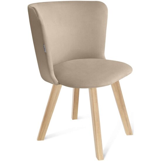 Стул Sheffilton SHT-ST36/S183 Ванильный крем/прозрачный лак