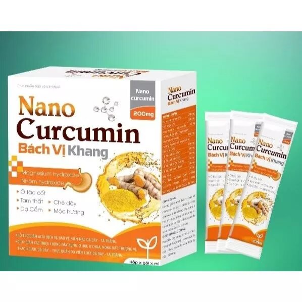 Гель Bach Vi Khang для нормальной работы желудка с нанокуркумином (20 пак по 10 мл)