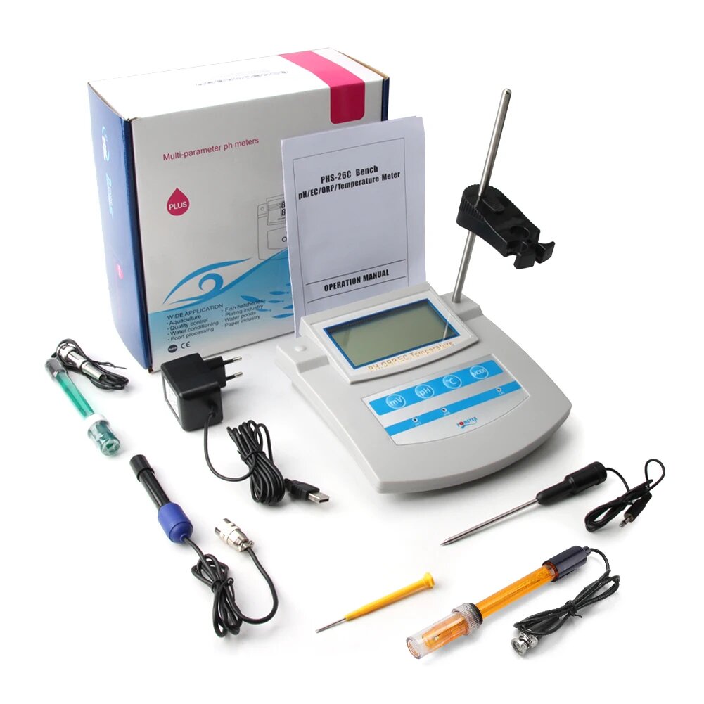PHS-26C Yieryi PH-метр 6-в-1 с Euro Plug