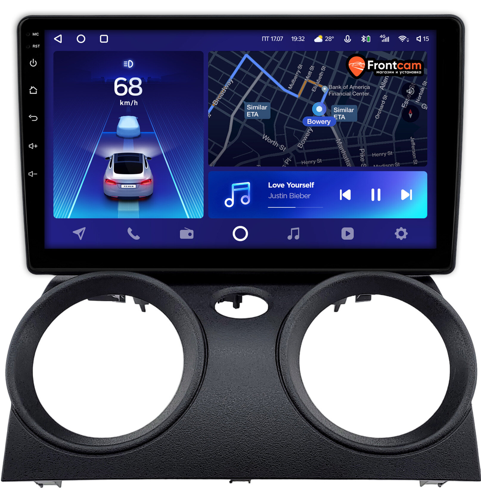 Штатная магнитола Teyes CC2 PLUS 4/64 10" RM-10-0133 Mitsubishi Colt 6 2002-2012 (руль слева) Android 10 (4G-SIM, DSP, QLed)