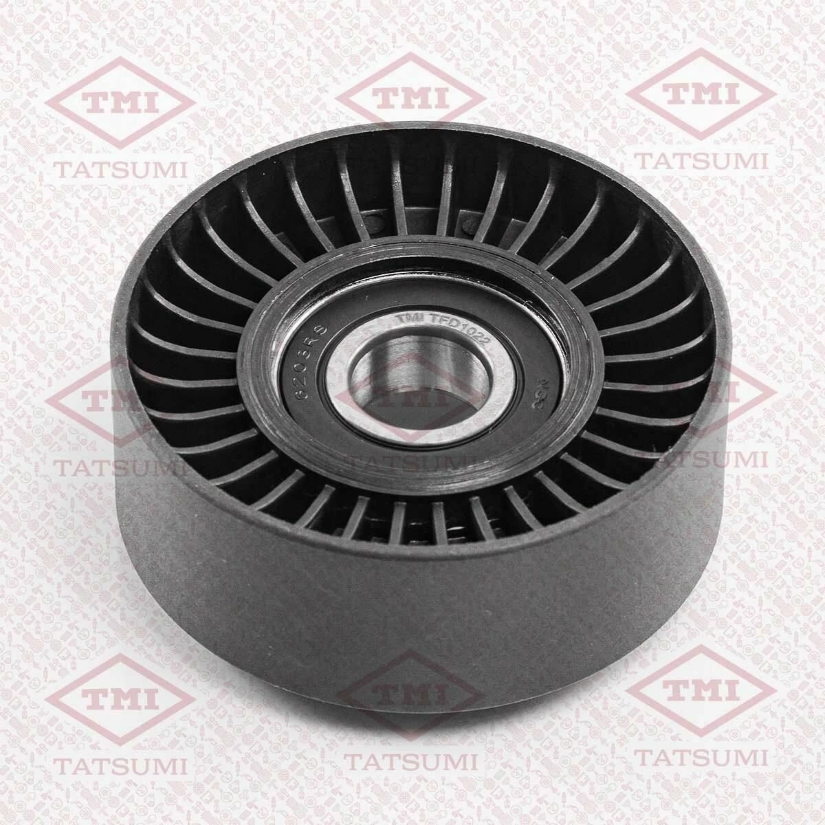 Ролик натяжителя TATSUMI поликлинового ремня, Mercedes W204, W209, W212 03- (TFD1022)