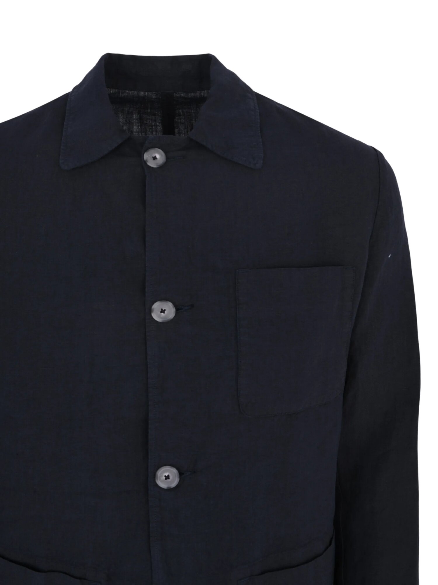 Куртка 120% LINO Buttoned pocket jacket, размер XL, blue — фото 1