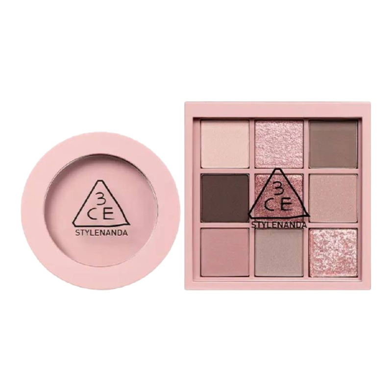 Набор теней и румян женский 3CE Velvet Clear для сияния тона кожи