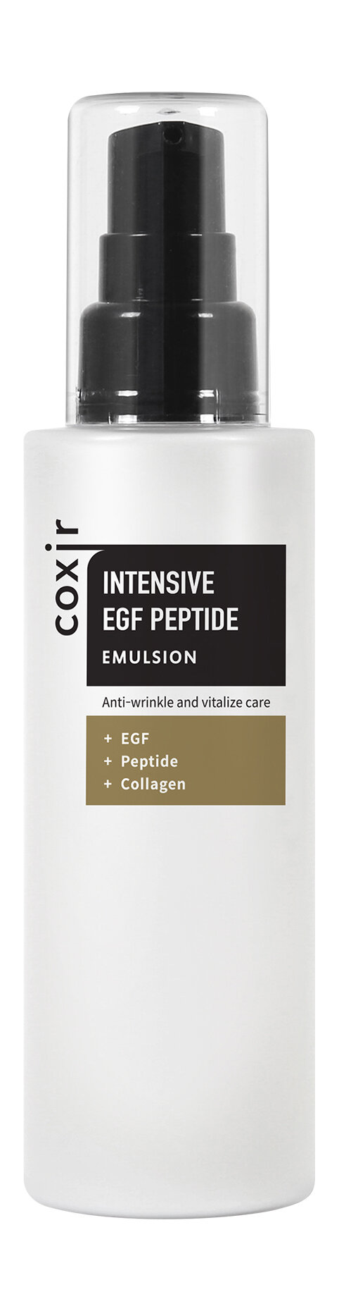 Эмульсия для лица COXIR Intensive EGF Peptide Emulsion для регенерации кожи пептидами и коллагеном, 100 мл