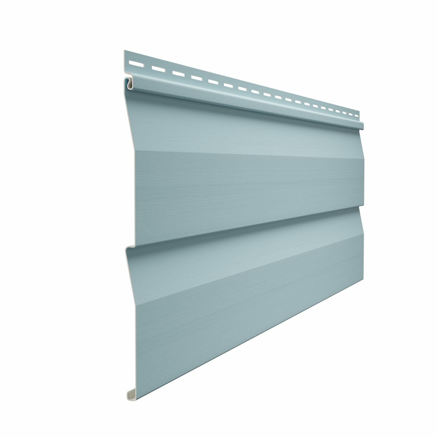 Сайдинг Docke STANDARD / Деке стандарт / D4.5D, горизонтальный, рельефный, цвет голубика, 300х23 см