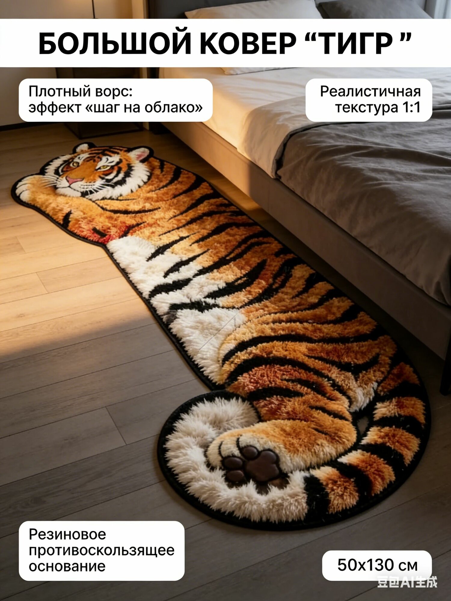 Коврик дорожка 50x130 см