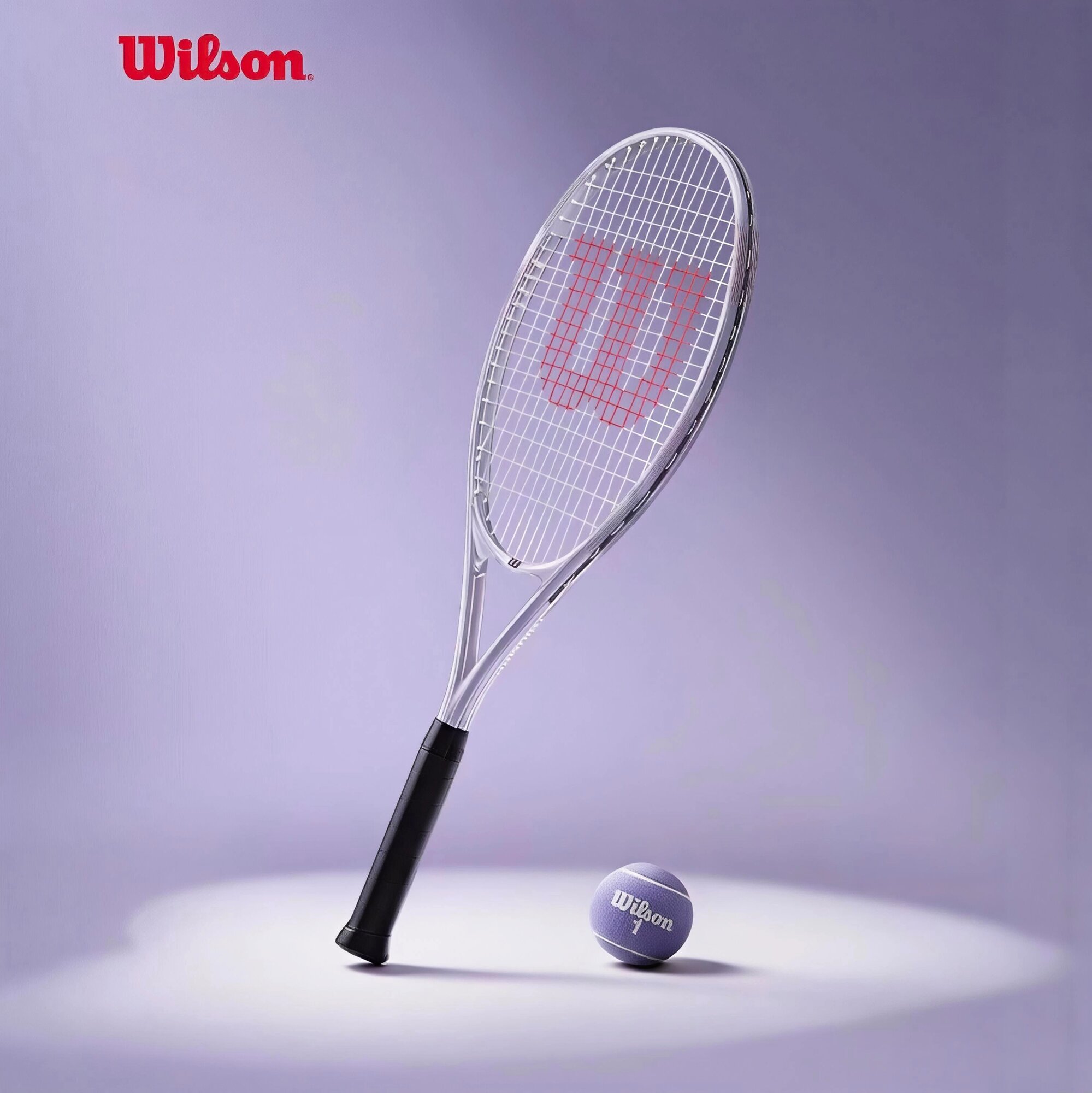 Теннисная ракетка Wilson TRIUMPH ES 112 | Легкий сплав | Амортизационная ручка | Для начинающих (Ручка 2, со струнами)