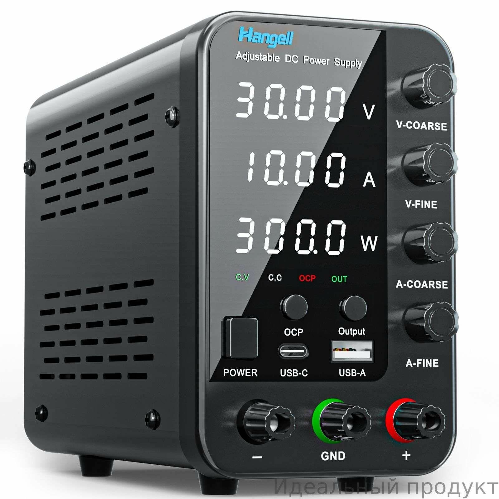 Регулируемый источник питания постоянного тока,30V 10A, цифровой дисплей, регулятор напряжения, коммутация, высокая мощность, Лабораторный блок питания