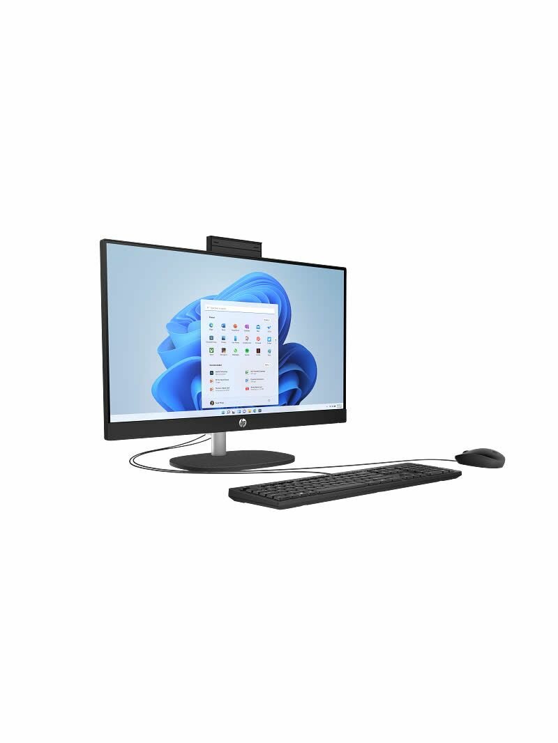 Моноблок HP 24-cr2053ci 23.8 Full HD/U5 225U (1.7)/16Gb/SSD512Gb/Iris Xe/без ОС черный — фото 1