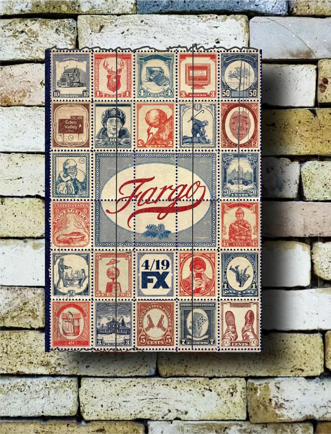 Картина на досках "Фарго. Fargo"