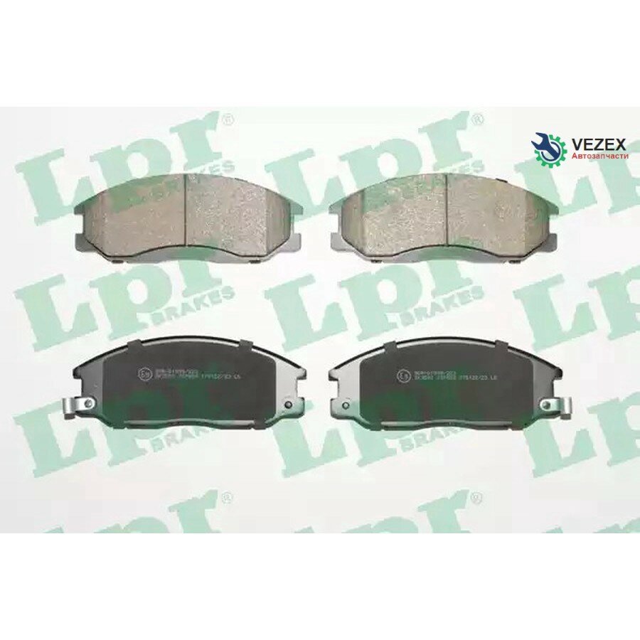 LPR 05P858 колодки дисковые передние!\ Hyundai Santa Fe 2.4-2.0CDi 01>