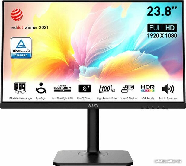MSI 23.8 Монитор 9S6-3PA59H-095 IPS, 1920x1080, 100 Гц