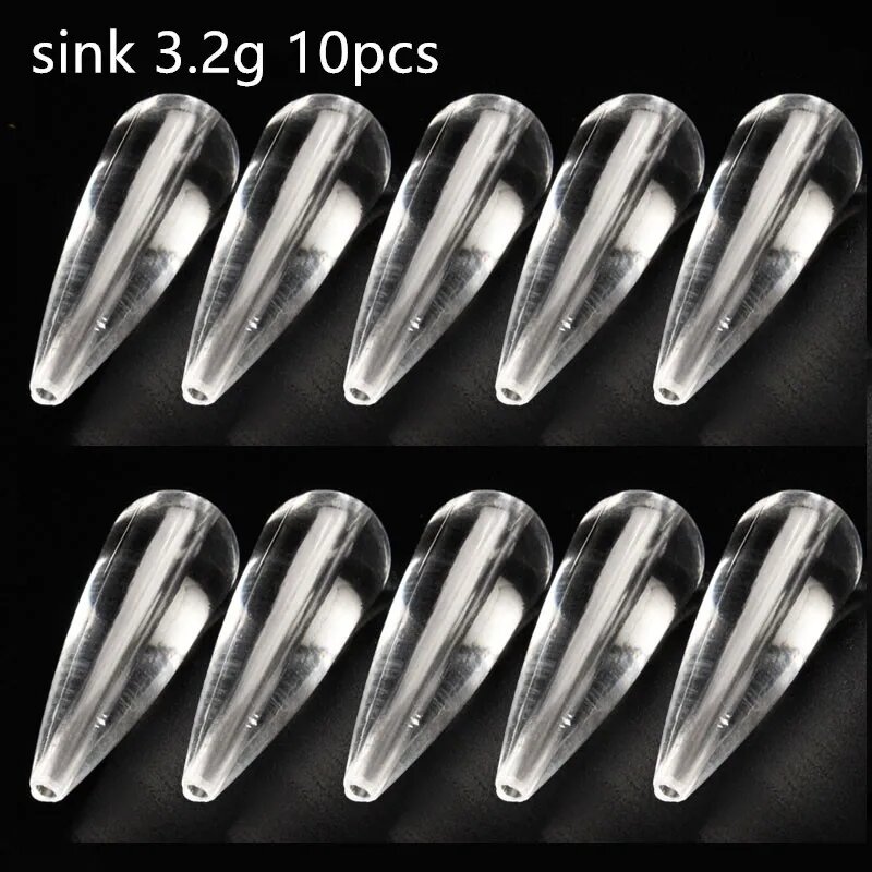 Rompin Поплавок для нахлыста Sbirolino 3.2/4.6 г Серебряный, sink 3.2g x10