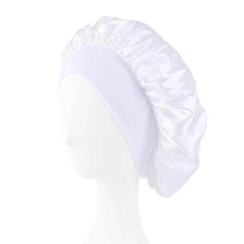 Шапочка для сна Atlas Night Cap сатиновая Белый, WHITE