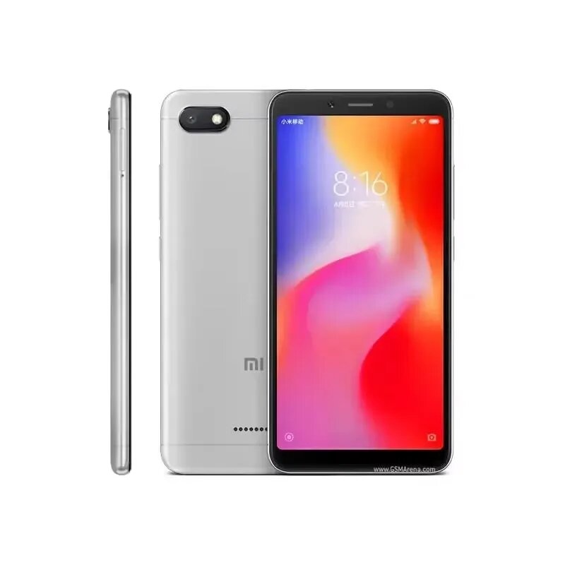 Redmi Смартфон redmi 6A 2GB 16GB 4G смартфон с подарками чехол и стекло Global 2/16 ГБ, Nano-SIM, серый