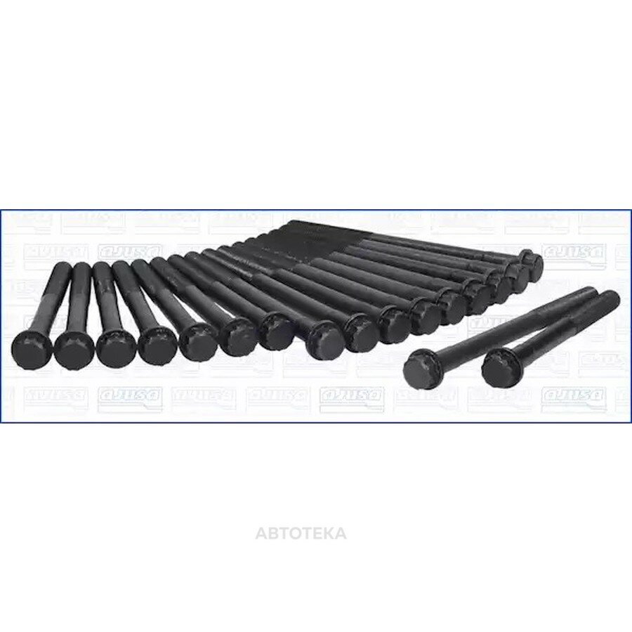 Болт ГБЦ комплект AJUSA 81008200 TOY A: COROLLA 1.8 D/ 2.0 D 87-00; AVENSIS 2.0 TD 97-03