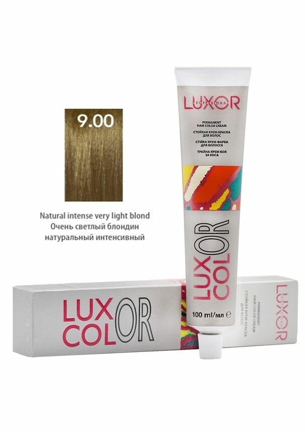 Стойкая крем-краска LUXCOLOR 9.00 Светлый блондин натуральный интенсивный, 100 мл