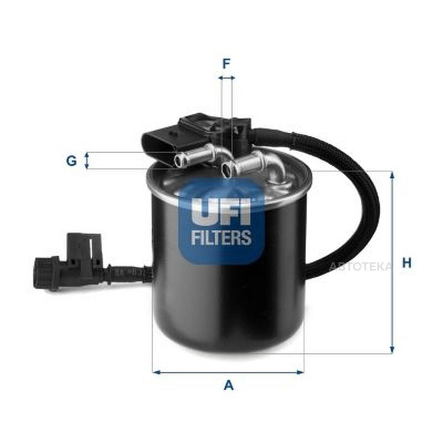 Фильтр топливный MB W204/212/221/906 10- UFI 2414900