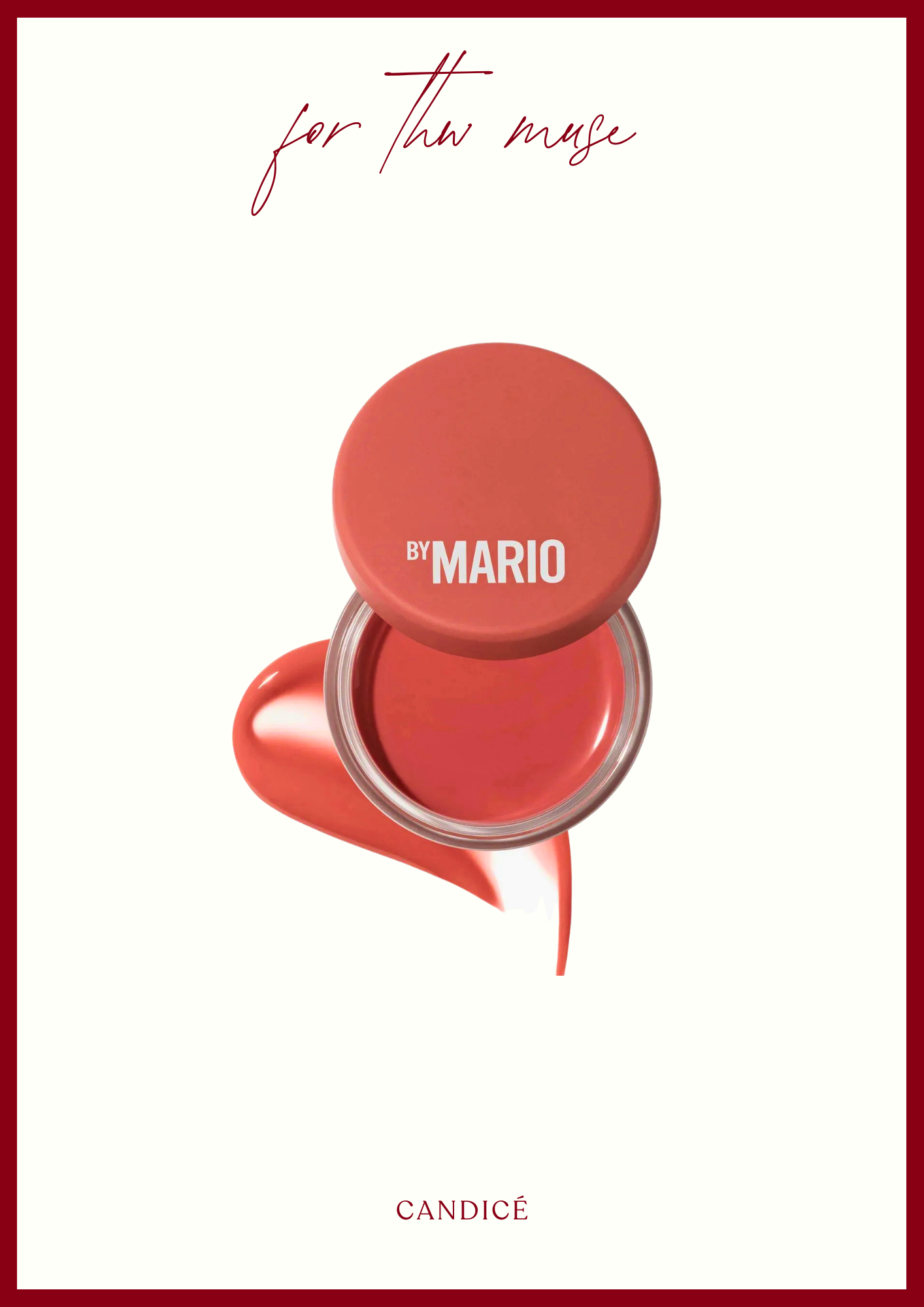 Бальзам для губ и щек MAKEUP BY MARIO JELLY JAR LIP & CHEEK BALM в оттенке PINK CHAI