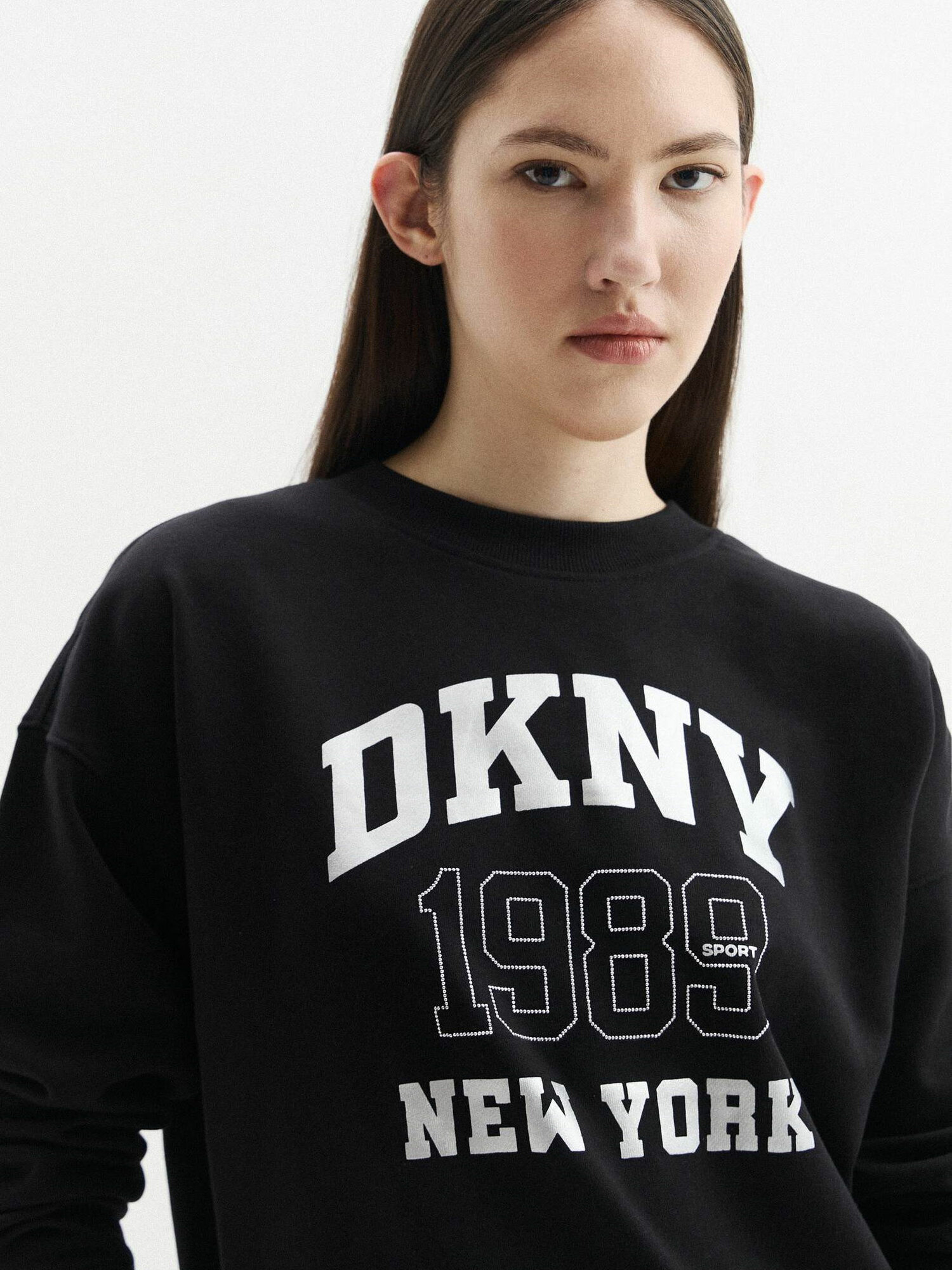 Свитшот DKNY, размер M, , черный — фото 1