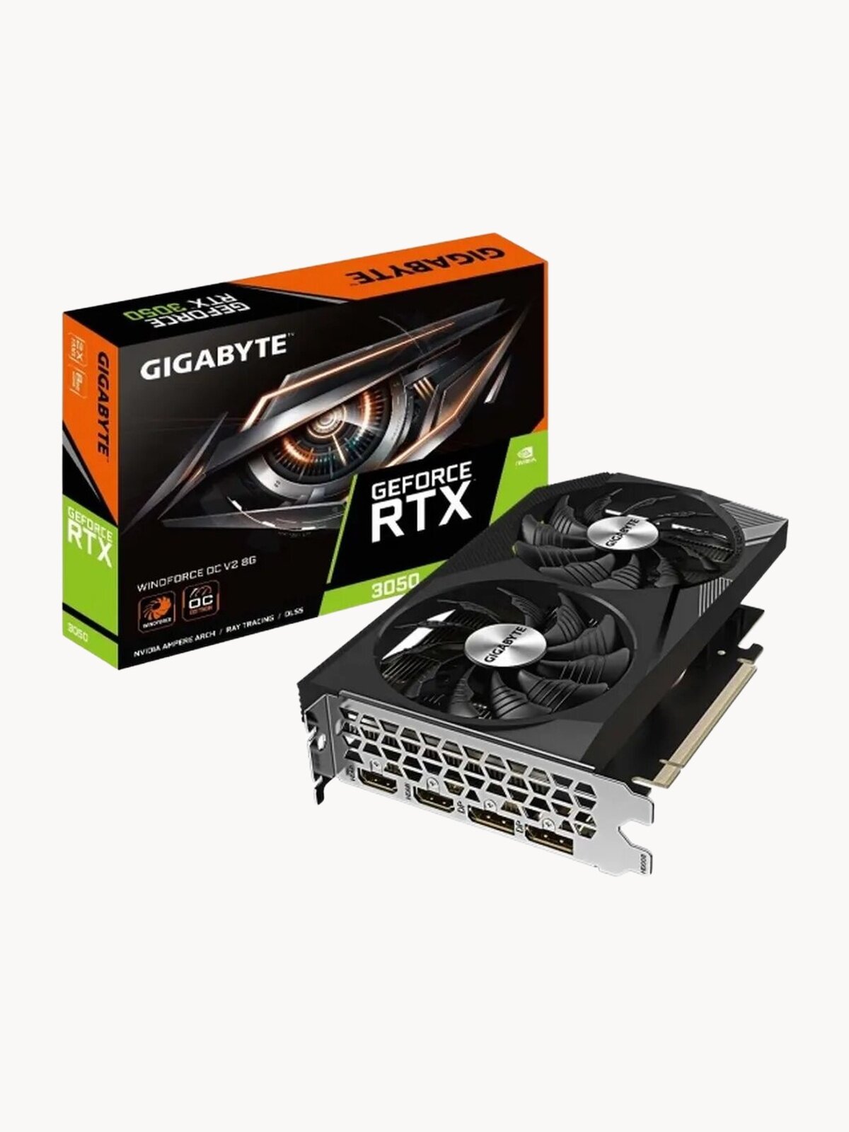 Видеокарта GeForce RTX 3050 WINDFORCE OC V2 8G