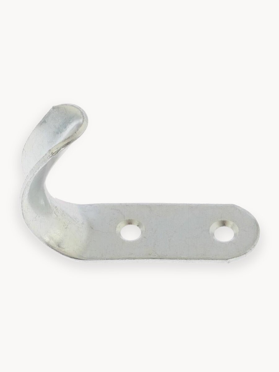 Крючок-вешалка №7, цинк, 10 шт
