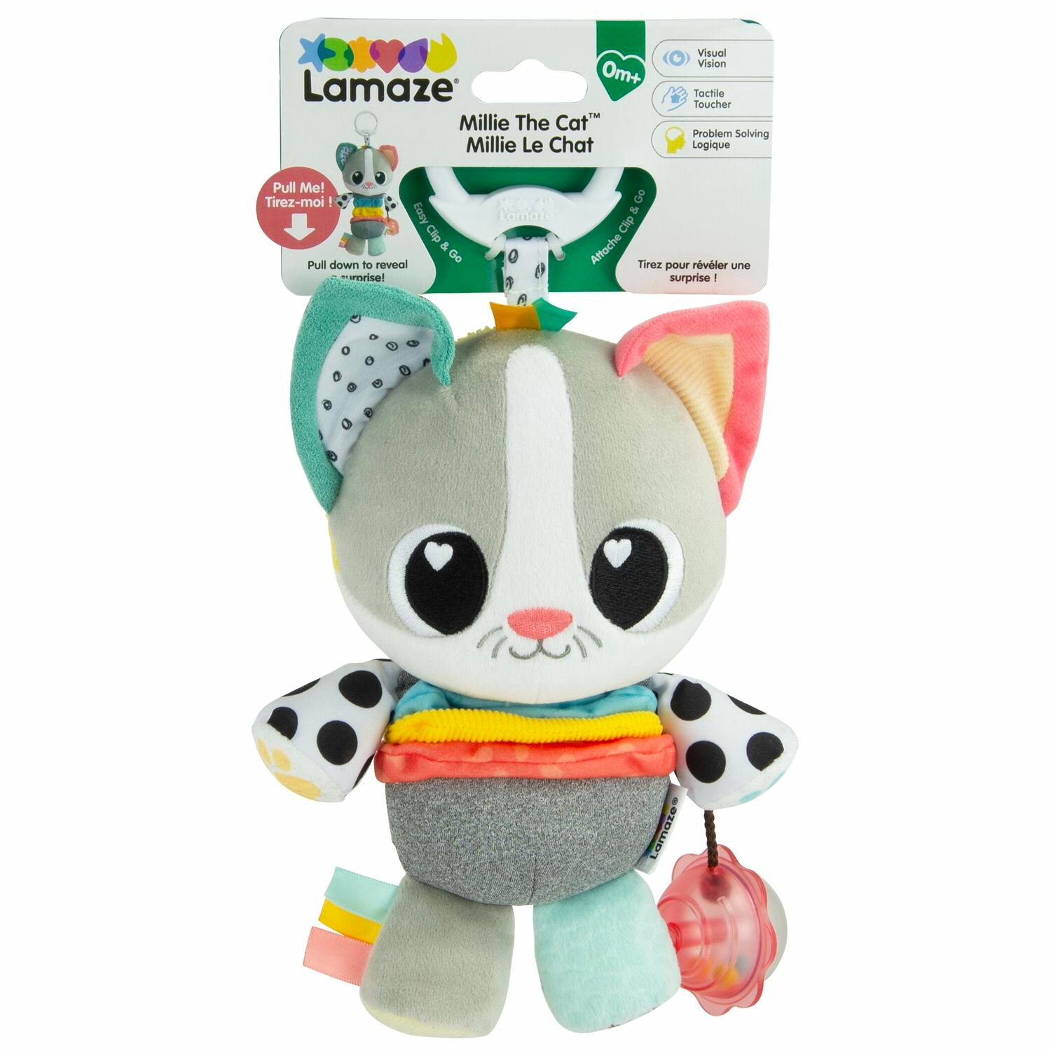 Игрушка Lamaze подвеска Котёнок Милли с подвесом