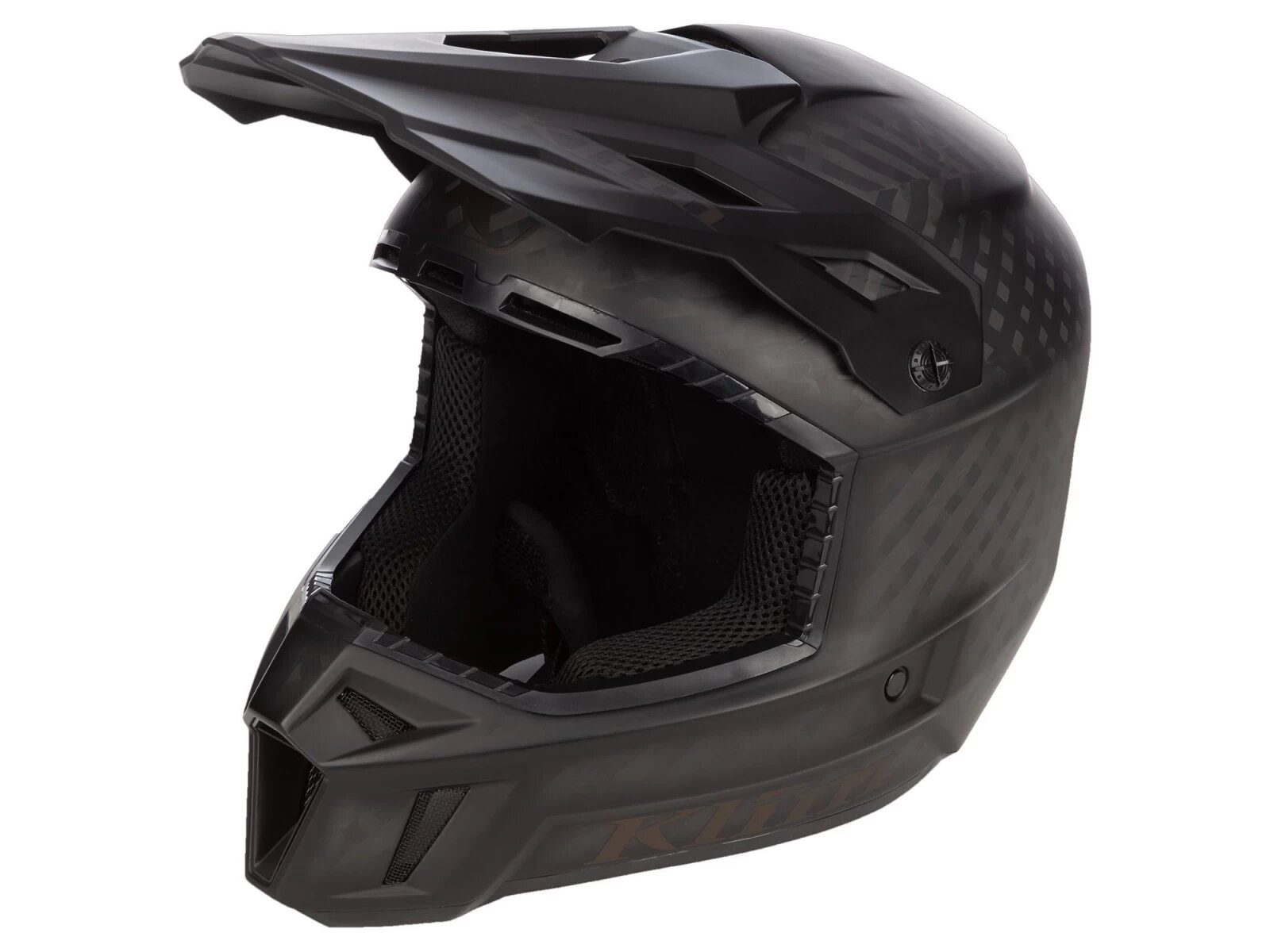Мотошлем кроссовый KLIM F3 CARBON HELMET ECE Wraith, черный, XS