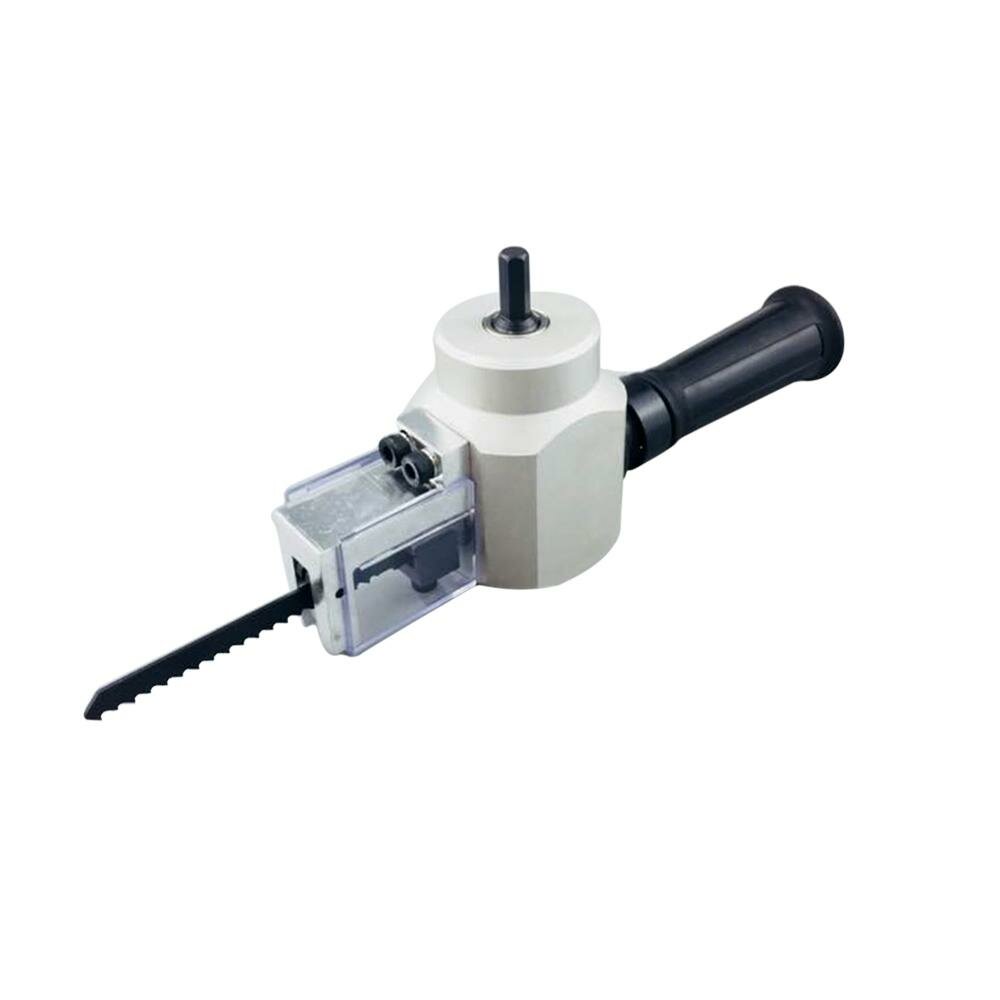 Двойная головка для резки металла, вырубные ножницы, пила, резак, регулируемая на 360 градусов, насадка для дрели, аксессуары для электроинструментов, режущие инструменты