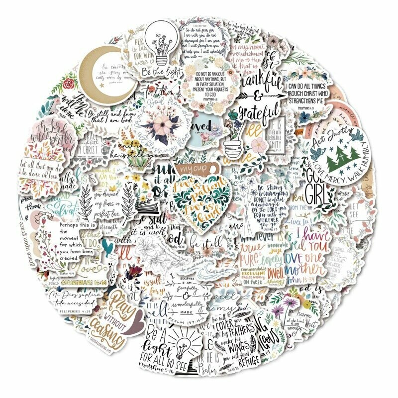 Наклейки Shengjing A-50, 50 шт