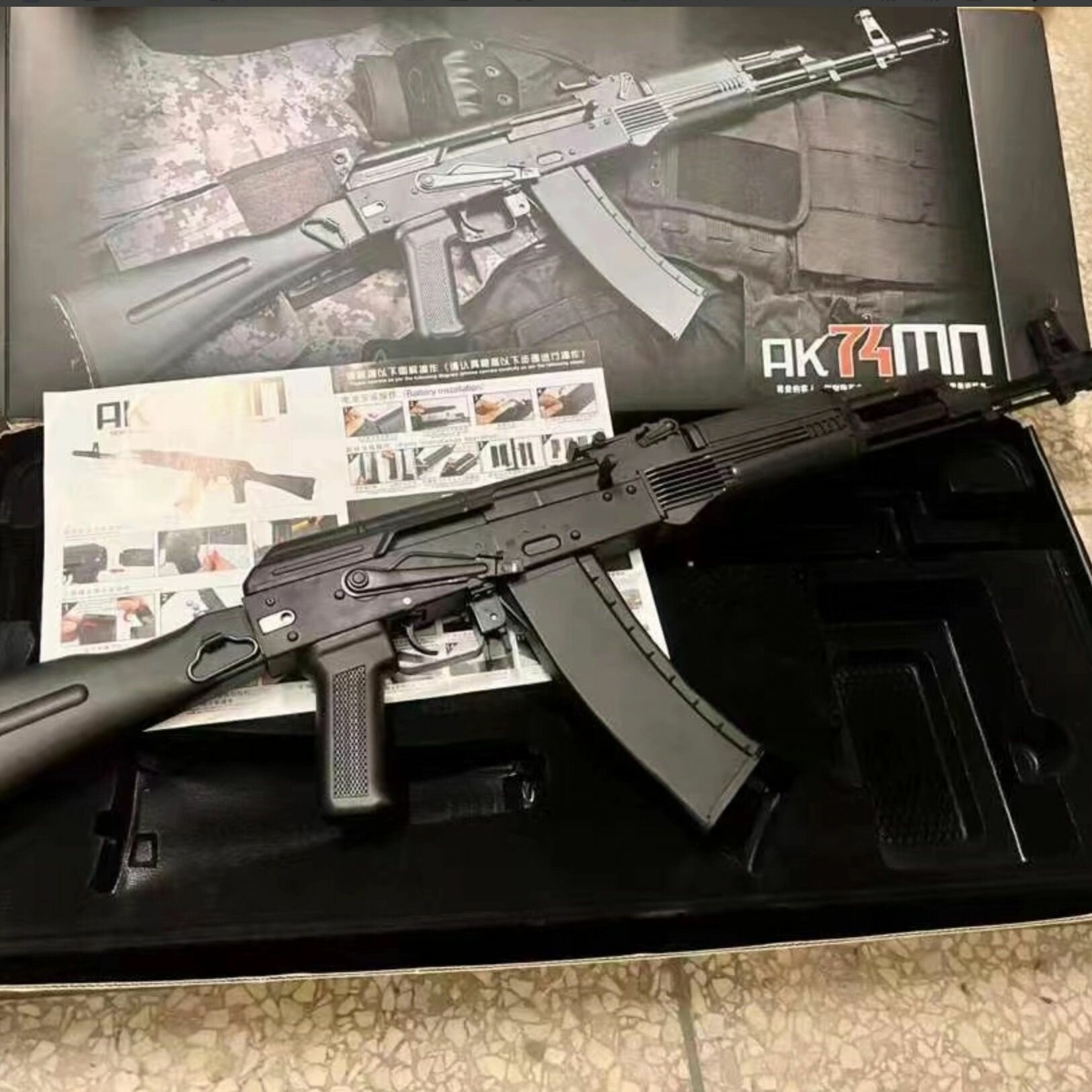 Орбиз автомат RX AK74 MN pro 11.1V стреляющий гелевыми пулями Орбиган
