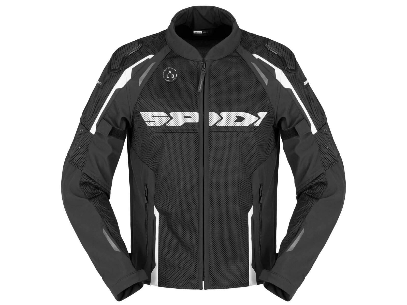 Мотокуртка мужская SPIDI RACE WARRIOR 2 NET Black/White, черно-белая, L