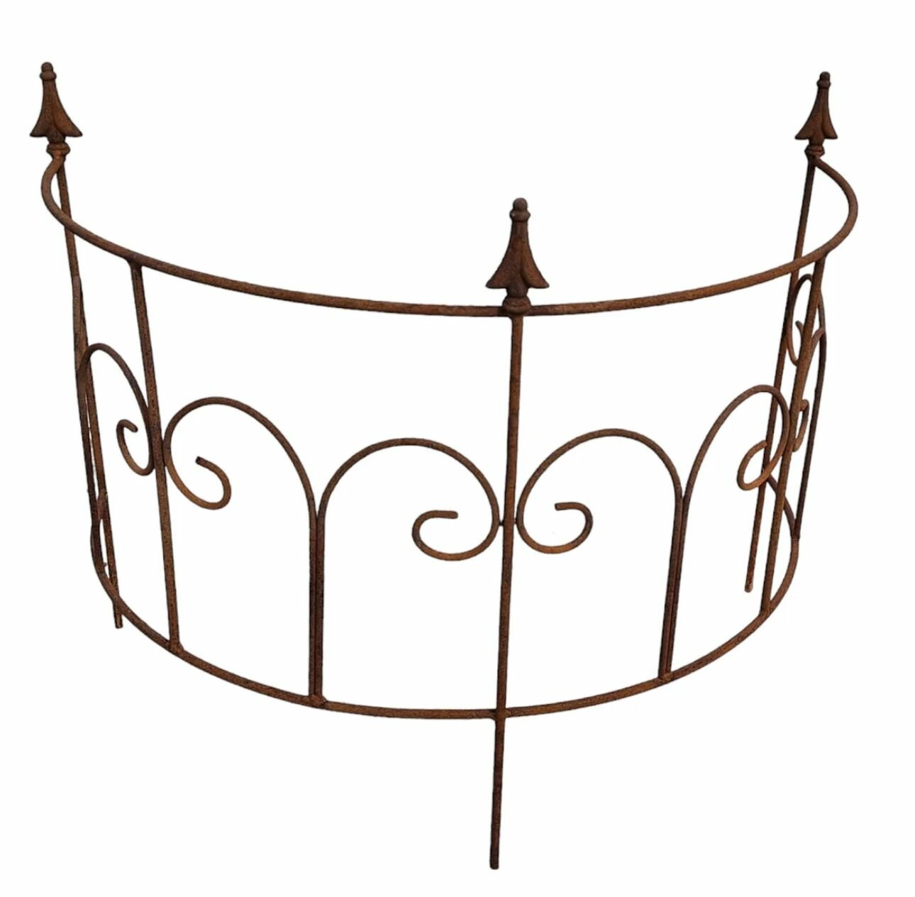 Заборчик опора для цветов и кустов без покраски