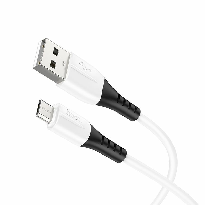 Кабель HOCO X82 Micro USB, 2.4A, 1 метр, белый